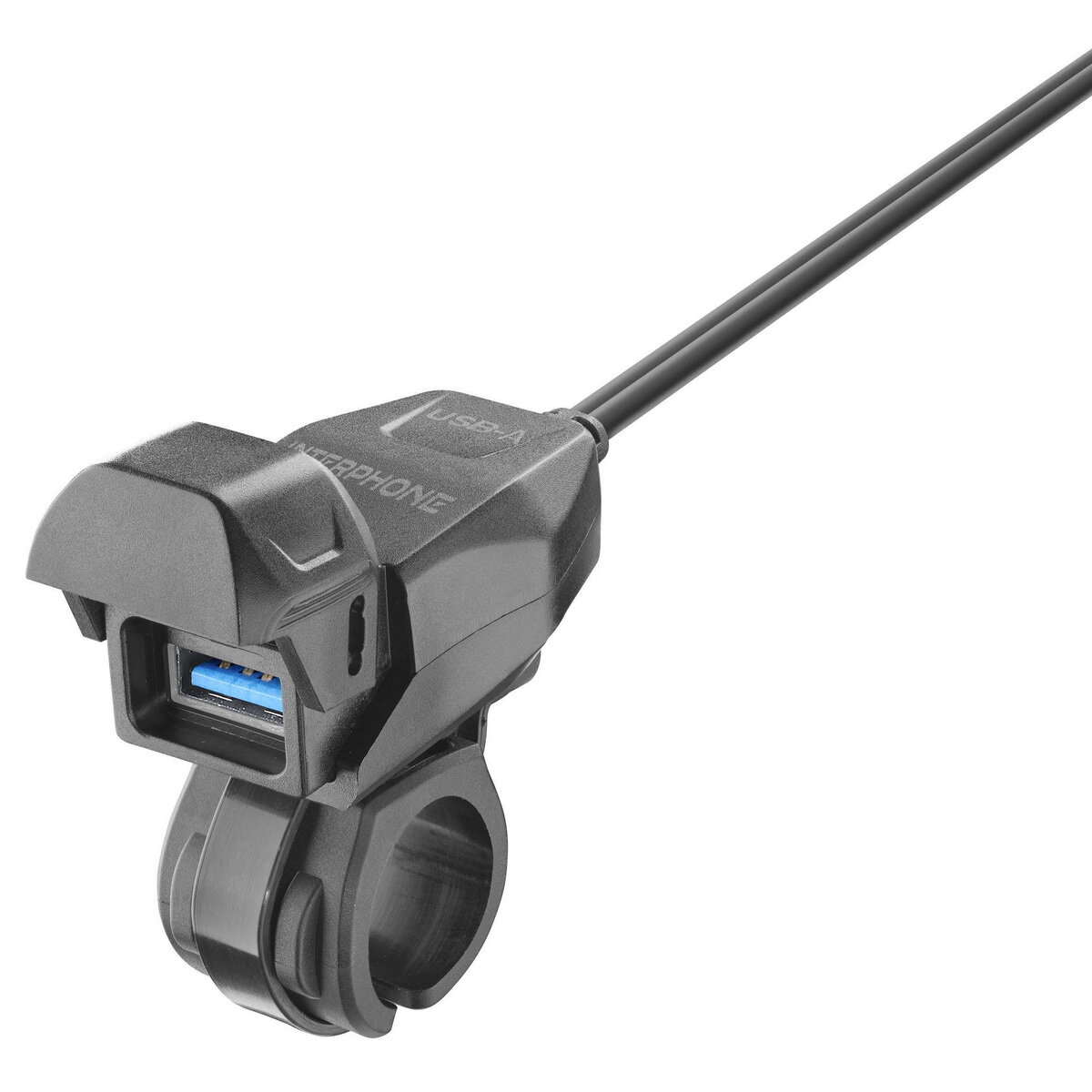 INTERPHONE Розетка 5V 2A с кабелем 1,7 м на трубчатый руль USB-A