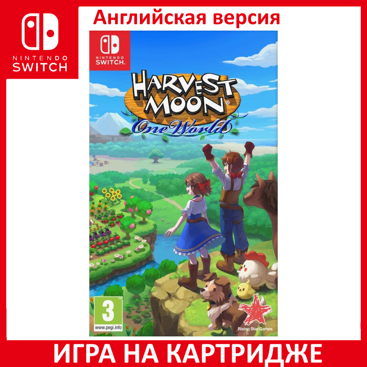 Игра Harvest Moon: One World Switch Английский язык Картридж на Nintendo Switch