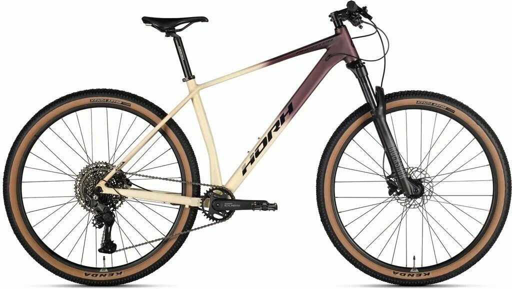 Велосипед горный Horh Phantom 29 (2024), рама 21", Бежевый-коричневый