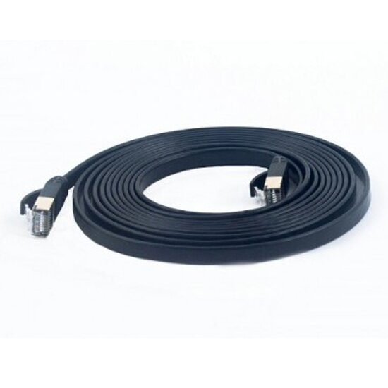 Патч-корд F/FTP Ks-is KS-344-7 Cat.7, AWG 27, позолоч. RJ45, медь, 7м. черный