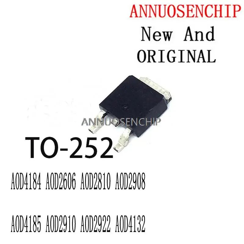 10 шт. логические ИС ANNUOSENCHIP D4184 TO-252, Цвет: AOD2810