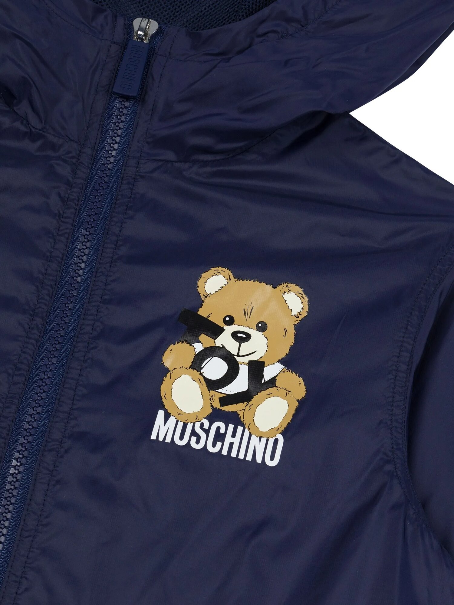 Куртка MOSCHINO Teddy Bear, размер 10 лет, синий — фото 1
