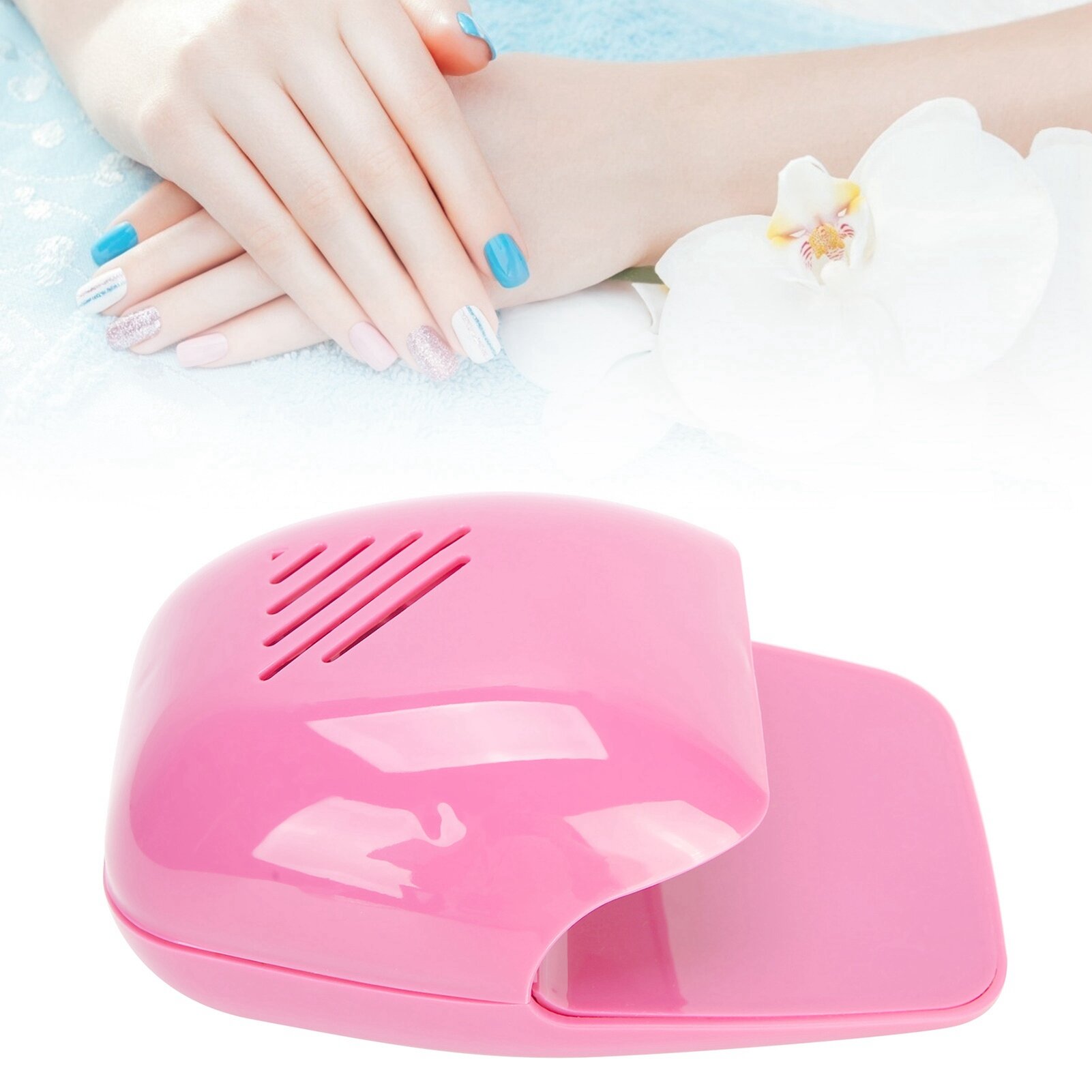 Portable Nail Dryer: ABS Material, Child-Safe Design, Salon-Quality Results at Home, Ideal for Travel and On-The-Go Use, Professional Manicure Tool for Nail Enthusiasts and DIYers