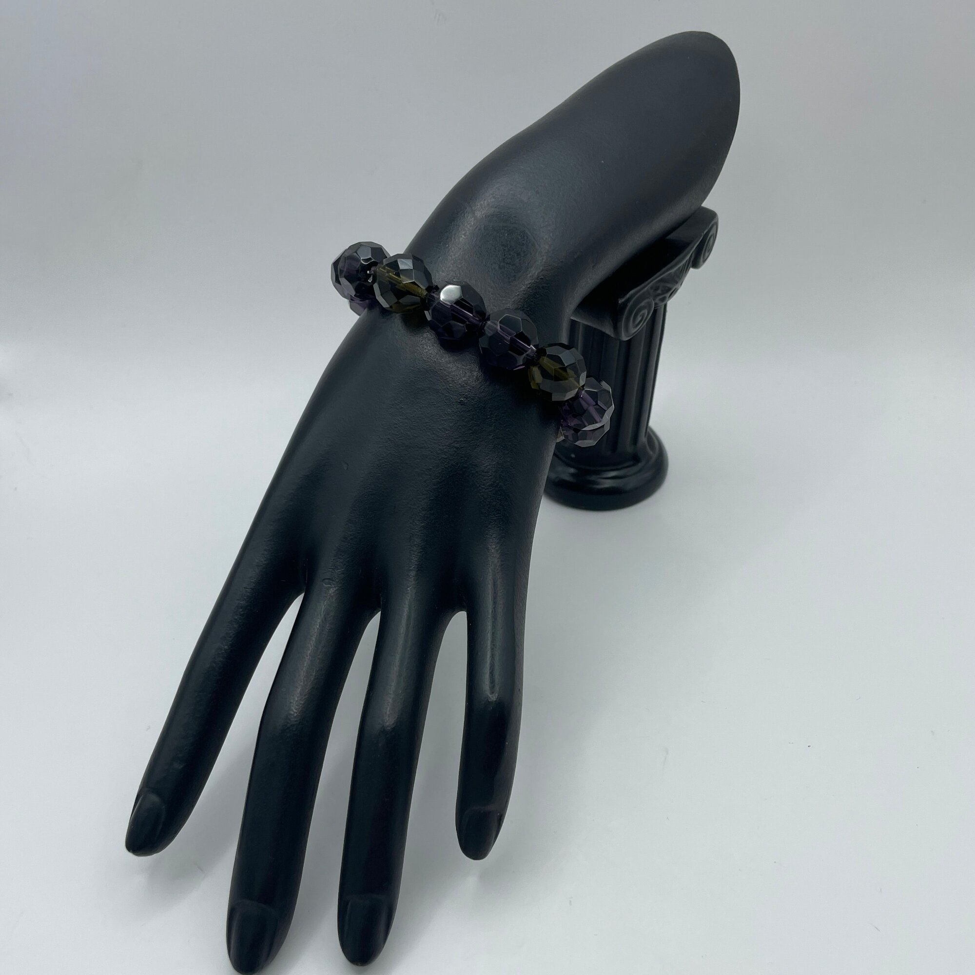 Советский винтажный стеклянный браслет, времен СССР