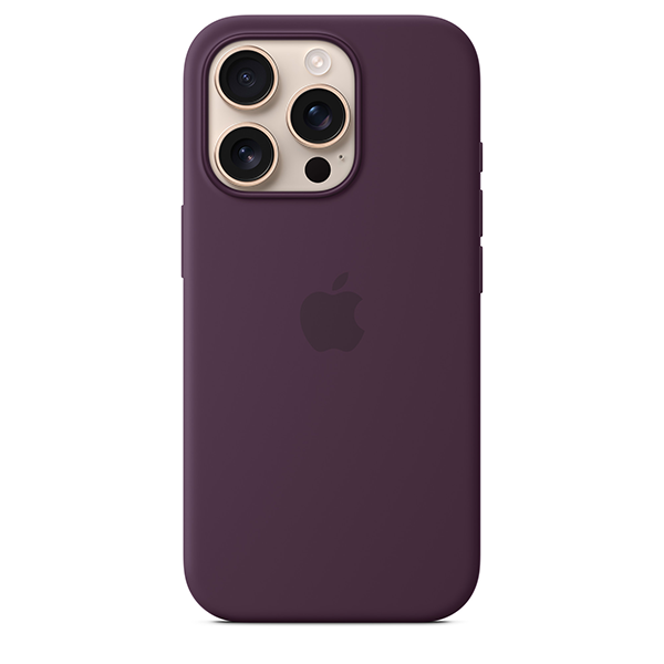 Чехол Оригинальный Apple iPhone 16 Pro Max Silicone Case with MagSafe Plum MYYW3