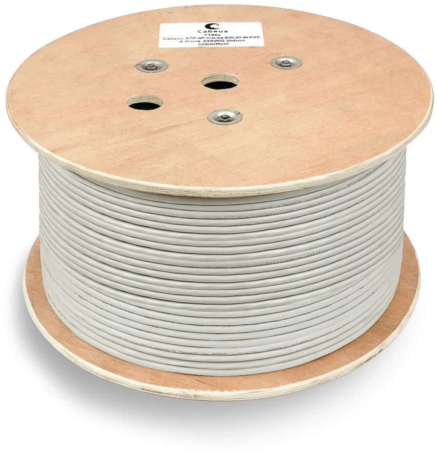 Бухта Cabeus 305м (FTP-4P-Cat.6-SOLID-GY)