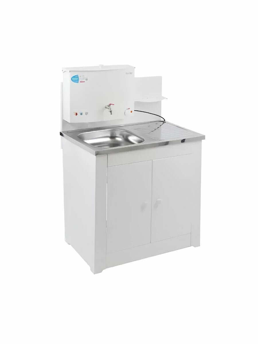 Электромаш Умывальник для дачи с подогревом Акватекс "дуэт", белый