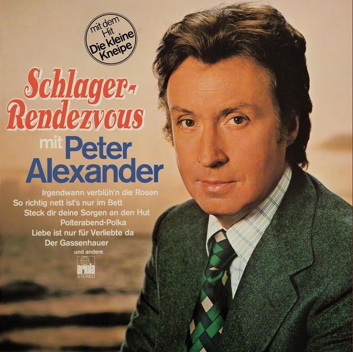 Виниловая пластинка Peter Alexander "Schlager", Германия, 1976, сохранность EX