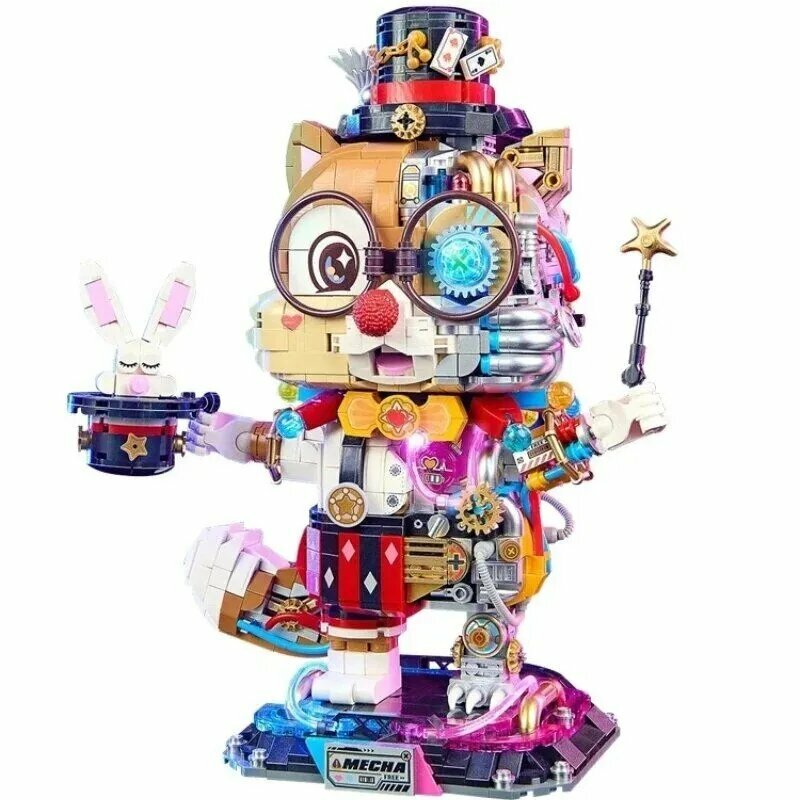 Конструктор пластиковый-LOZ Мини - строительные блоки 1956, Мультфильм Белка, Детские игрушки