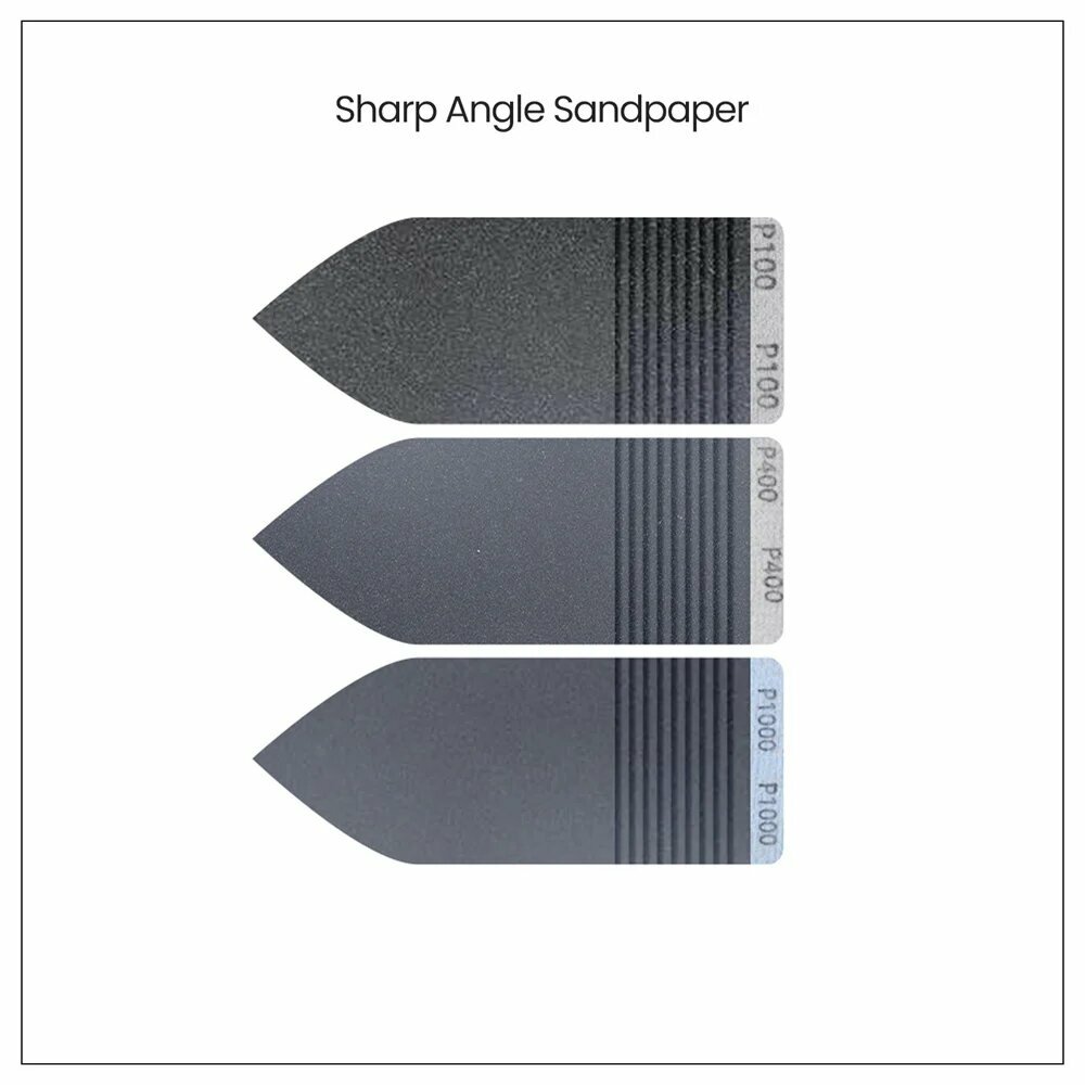 Ручной шлифовальный блок Boowan Nicole, 30pcs sharp angle