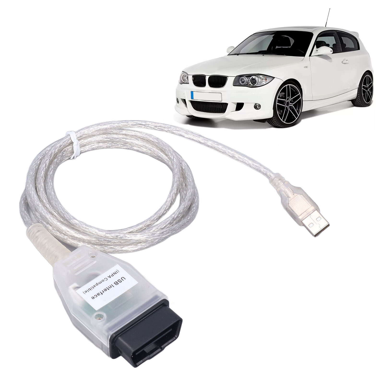 Кабель OBD2 FT232RL для диагностики автомобилей BMW 1998–2008 годов, протоколы K-line и D-CAN