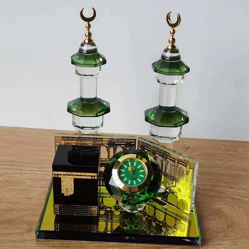Коллекционные статуэтки из мусульманского хрусталя Кааба