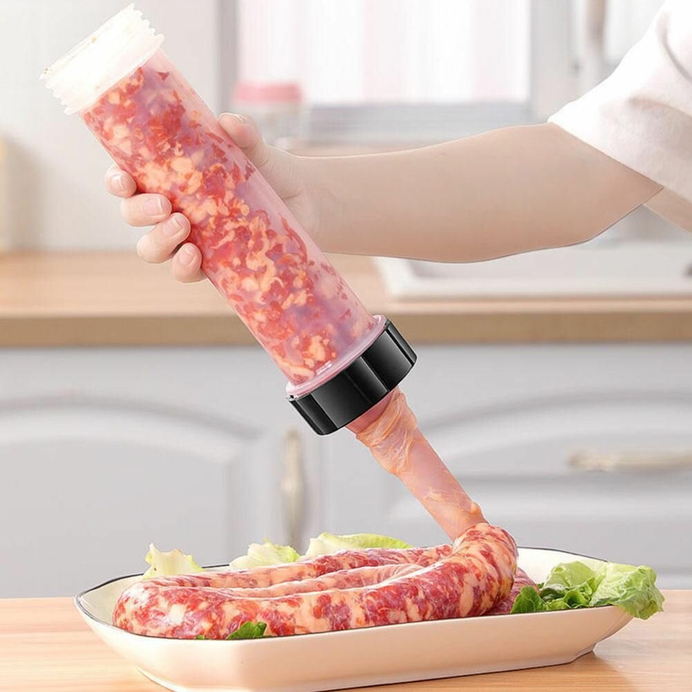 Шприц колбасный, насадок, для приготовления сосисок и домашних колбасок , в наборе 3 насадки