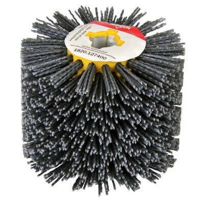 Щетка ELITECH 1820.127400 100х120мм, нейлоновая Р60 для браширования