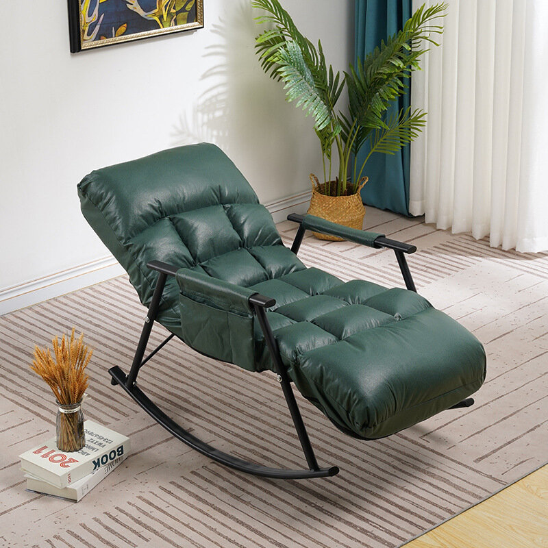 Домашняя кресло - качалка для взрослых: комфортный уголок для дневного сна на Balkon или в гостиной