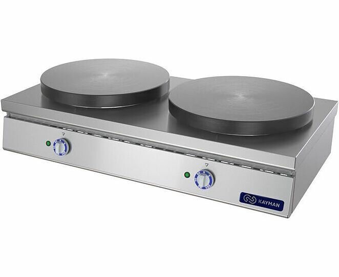 Блинница KAYMAN БЭ-2-360 А, 2 конфорки круга 36 см. чугун, 5 кВт 220В