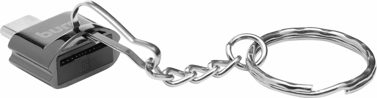 Устройство чтения карт памяти USB2.0 Buro BU-CR-201 черный