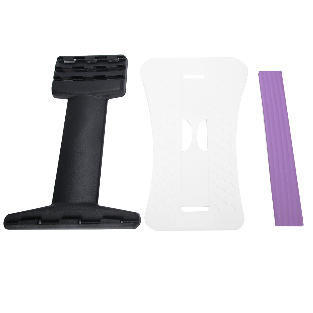 Растяжитель для массажа спины, снятие боли, растяжитель поясничного отдела позвоночника, релаксация, корректор осанки, белый, фиолетовый