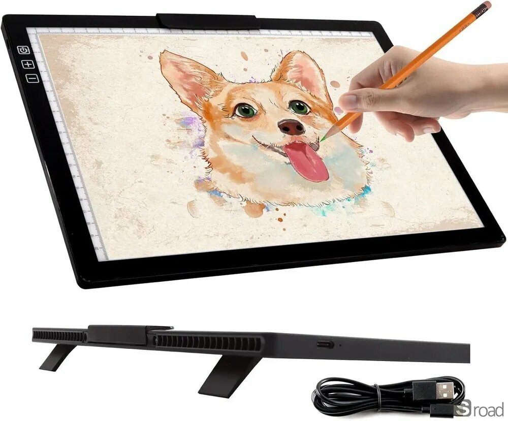 Светодиодный планшет А3 для рисования и копирования, световой планшет с подсветкой LED