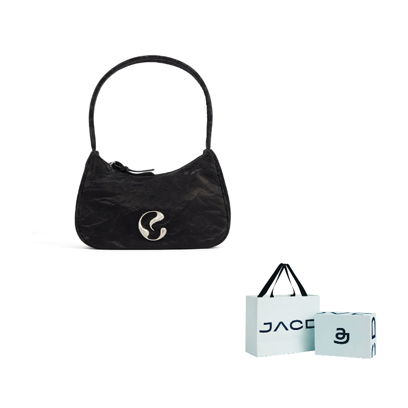 Сумка JACD PU сумка через плечо женская черно-белая