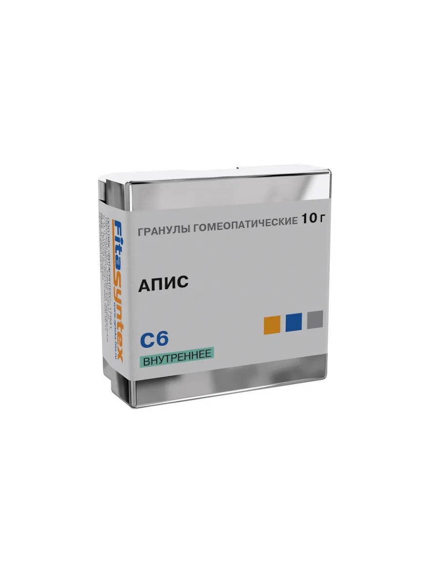 Апис С6, гранулы гомеопатические моно, 10 грамм , Фитасинтекс
