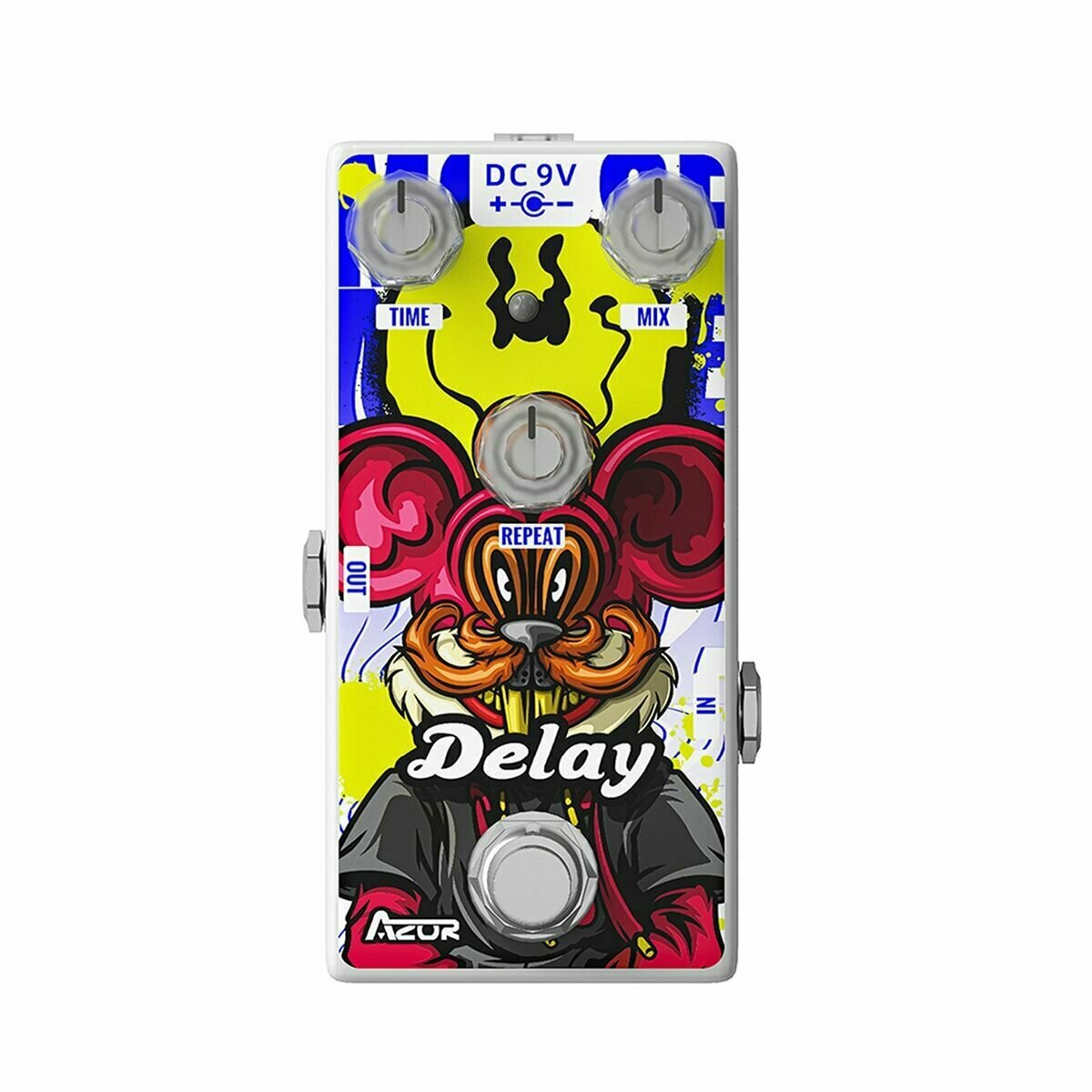 (V M Z D)AZOR AP-508 Guitar Effect 12 Zodiac Series Mouse Delay Педаль эффектов для гитары Mini Pedal Аксессуары гитарных