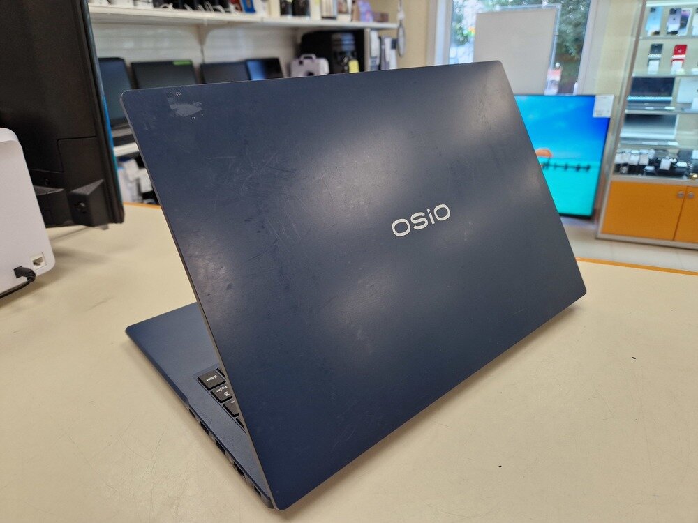 Ноутбук Osio BaseLine B150i, 15.6", IPS, Intel N-series N100, DDR4 8ГБ, SSD 256ГБ, Intel UHD Graphics | б/у, уценка
