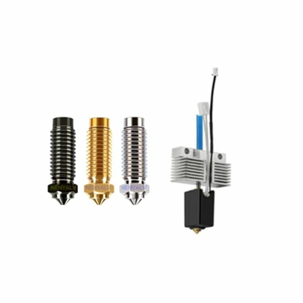 Для сопла Elegoo Neptune 4 Plus, комплекта хотэнда Neptune 4 Max 24V 80W, керамического нагревательного стержня, экструдера, 3D-принтера.