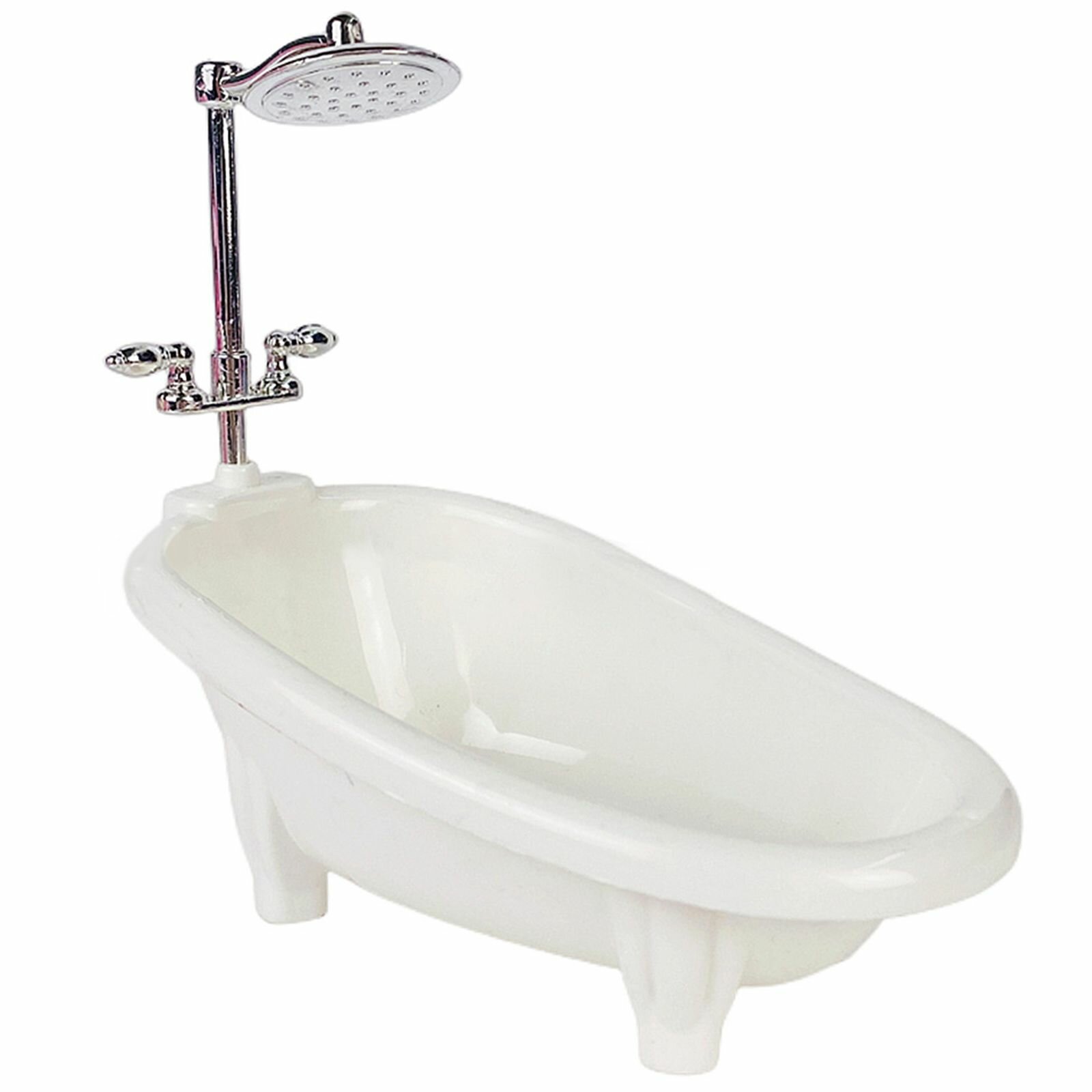 Аксессуары для куклы: ванночка, унитаз и раковина для куклы высотой 16 см.