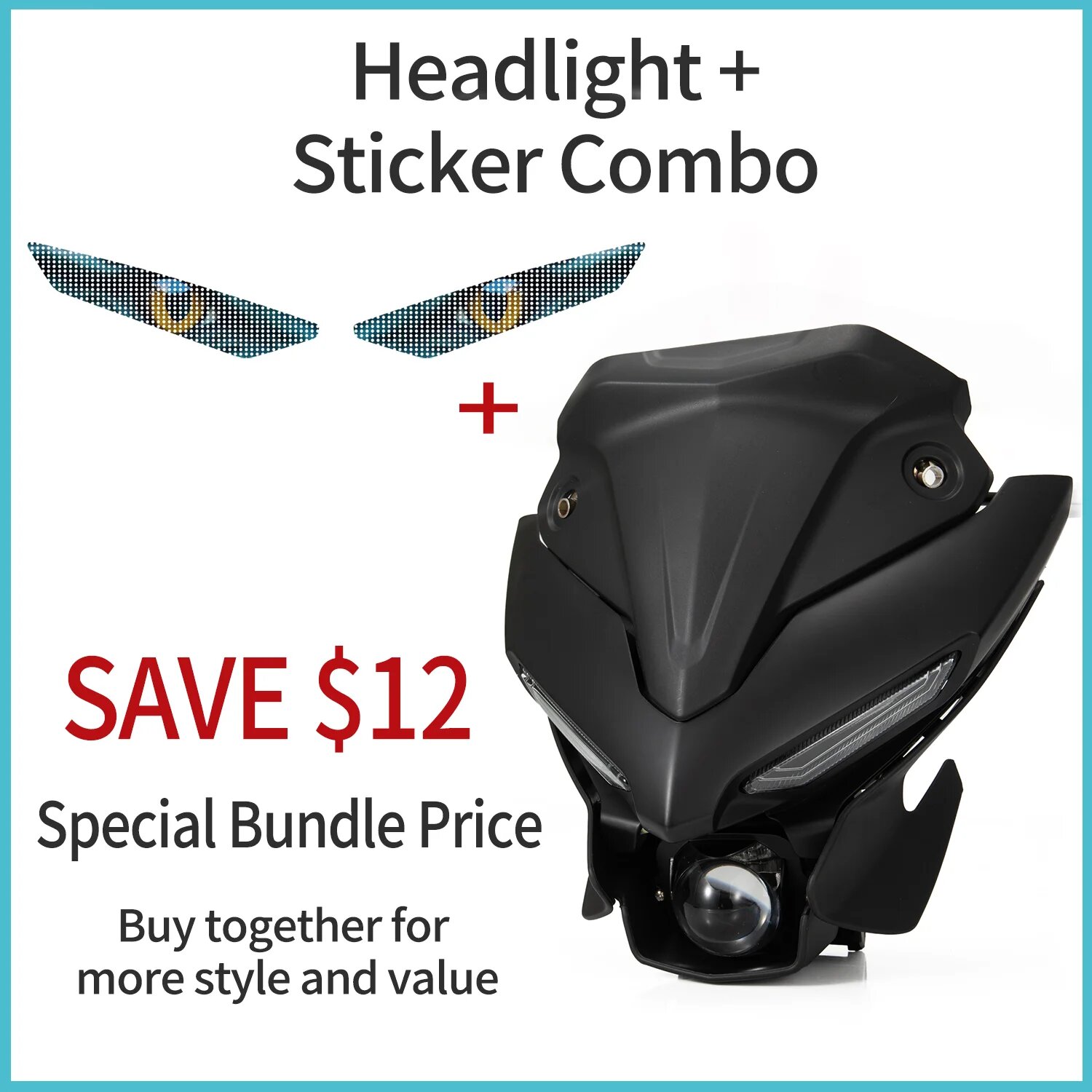 Подходит для мотоциклетных фар YAMAHA 2020-220 MT-03 MT03 MT 03 320 2021 2022 2023 2024, светодиодные фары в сборе Combination 5