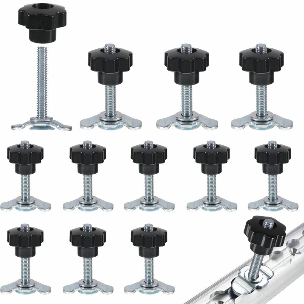 12 шт, винты M8 X 60, винты для рельсовых направляющих, гусеничные гайки