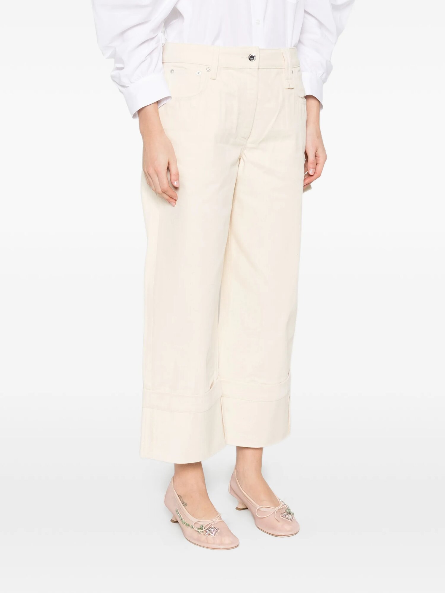 Джинсы Simone Rocha Belt-loop jeans, размер 12, разноцветный — фото 1