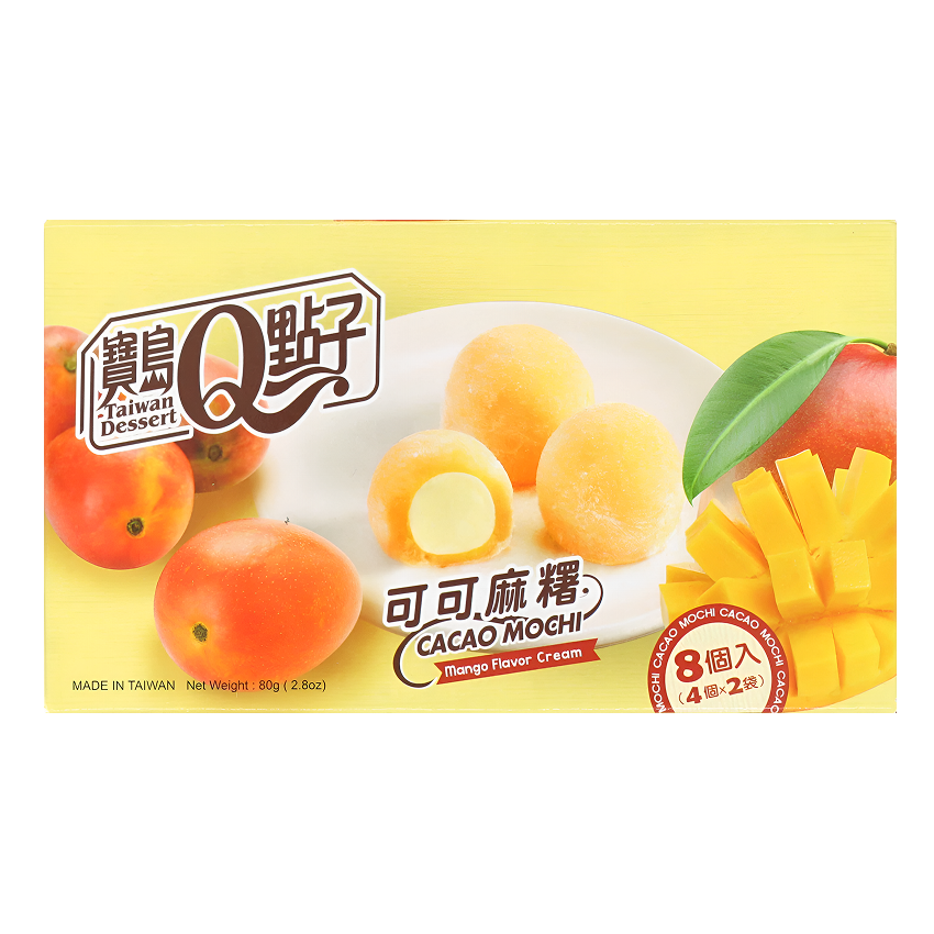 Q-Idea какао-моти со вкусом манго 80 гр