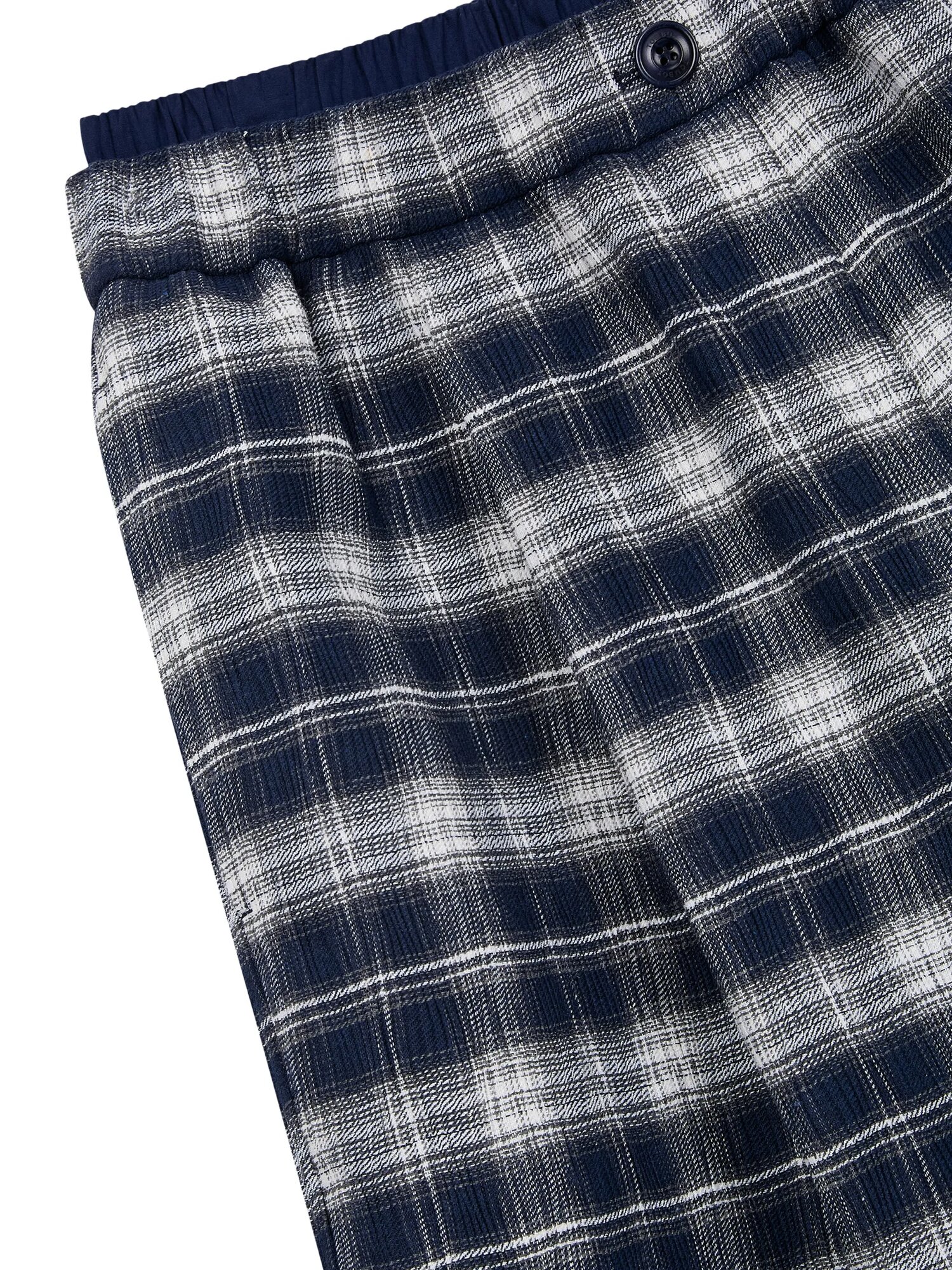 Шорты STUDIO TOMBOY Check-pattern shorts, размер OneSize, синий — фото 1