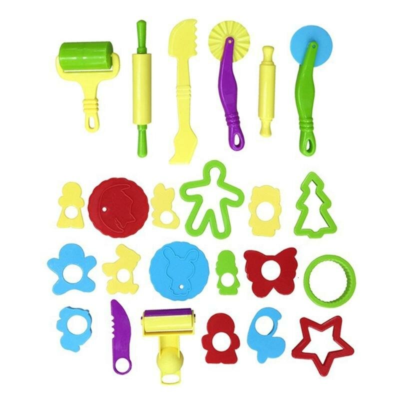 Набор форм для лепки глины с животными, растениями и транспортом, цнтз 005