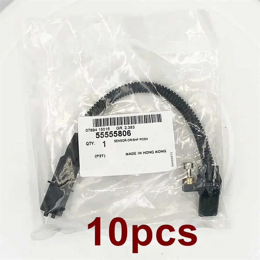 Датчик положения коленвала 10X 55555806 для Chevrolet Aveo5, Pontiac G3, Wave, Saturn Astra 1.6L 1.8L 2009-2011, автомобильные аксессуары