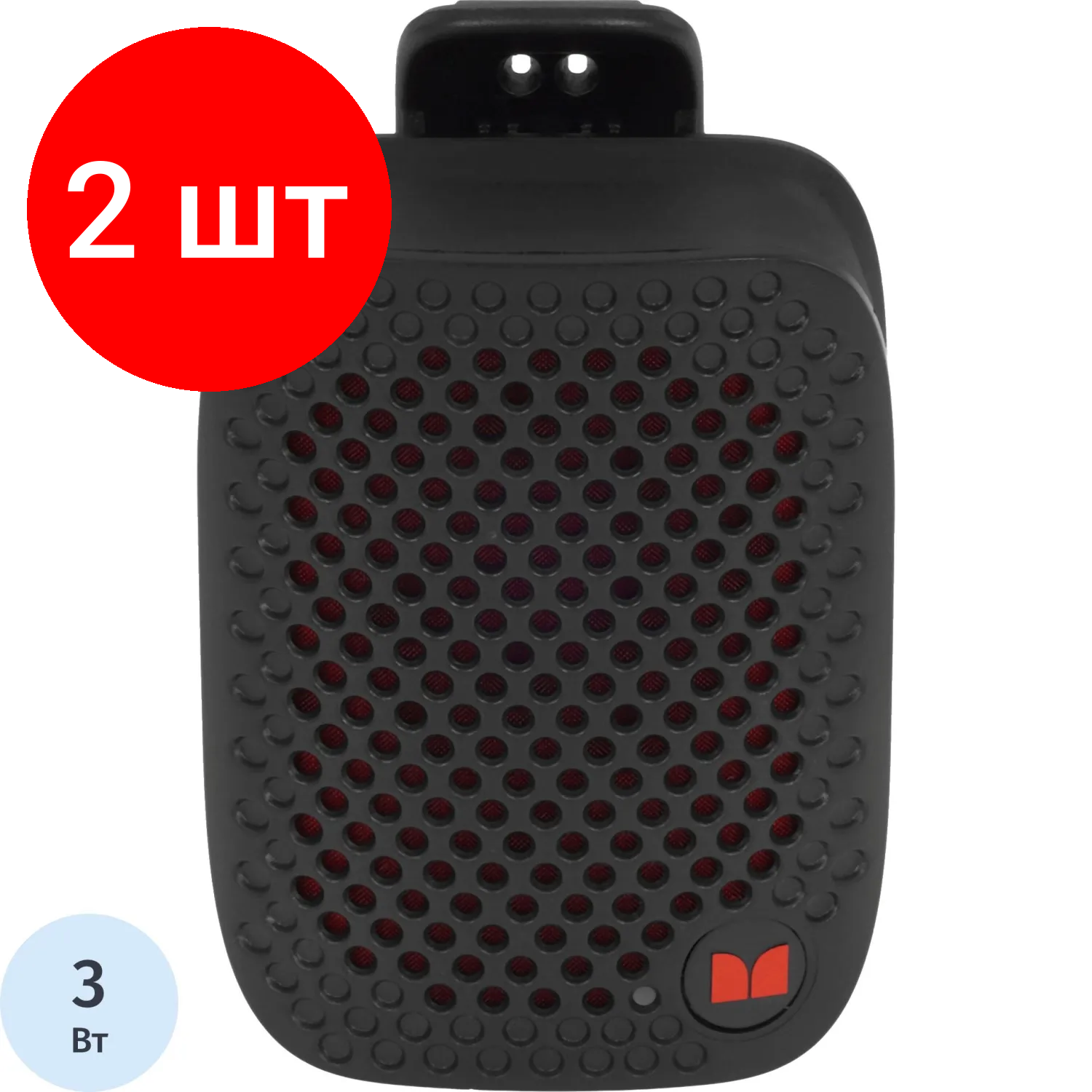 Комплект 2 штук, Колонка портативная Monster Blaster Micro, чёрная