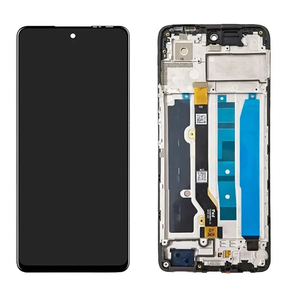 Дисплей(экран) для Tecno Spark 20 Pro KJ6 (текно спарк 20 про) в сборе с тачскрином рамкой