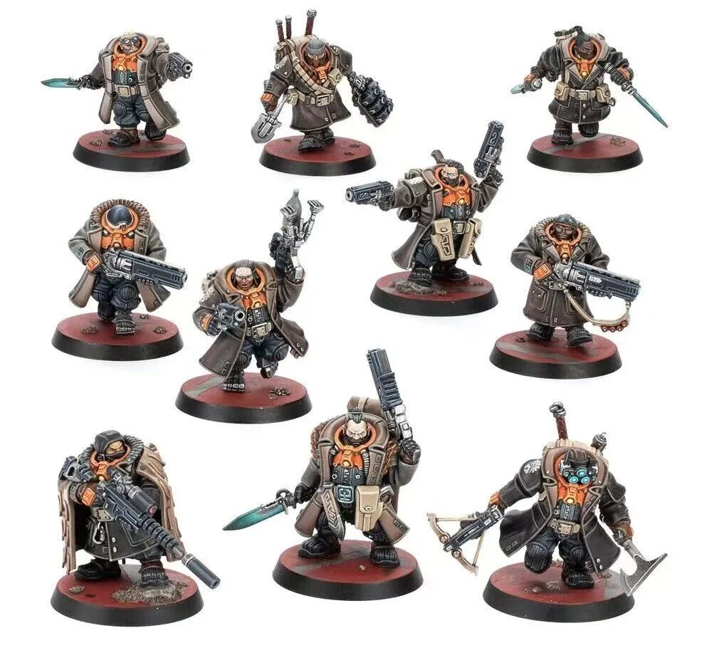 Kill team Votann / Вархаммер 40к смола / Warhammer 40000 миниатюры