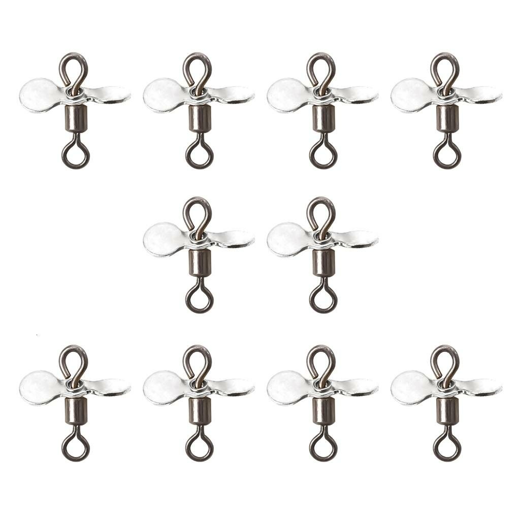 10шт Забрасывающий Пропеллер, Спиннербейт, Приманки для подводной рыбалки, реквизит для Спиннербейта