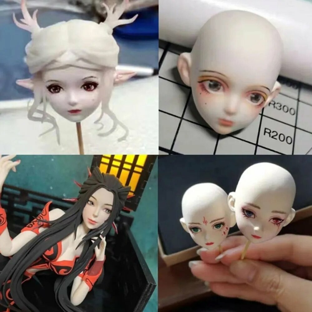 3D Форма для лица куклы — фото 1