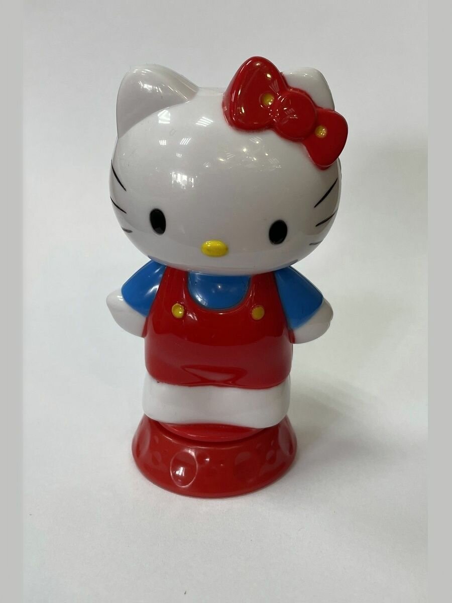 Фигурка украшение для торта "Китти в красных штанах", пластик