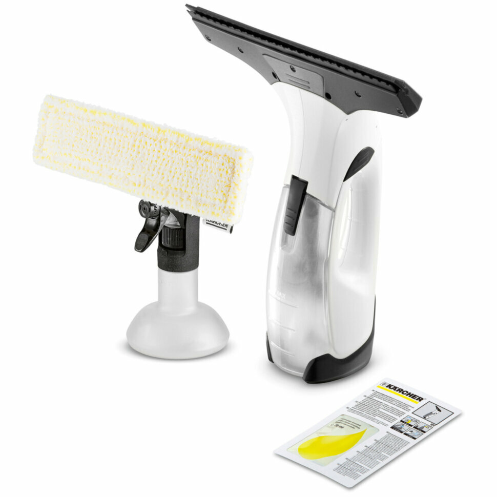 Стеклоочиститель аккумуляторный KARCHER WV 2 Plus, время работы 35 мин, белый, 1.633-640.0, 457237