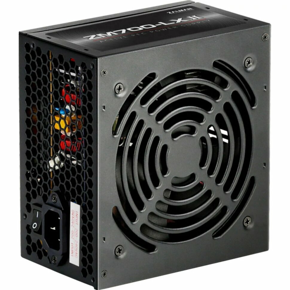 Блок питания Zalman ZM700-LXII, 700W, APFC, 12cm Fan, 2105854