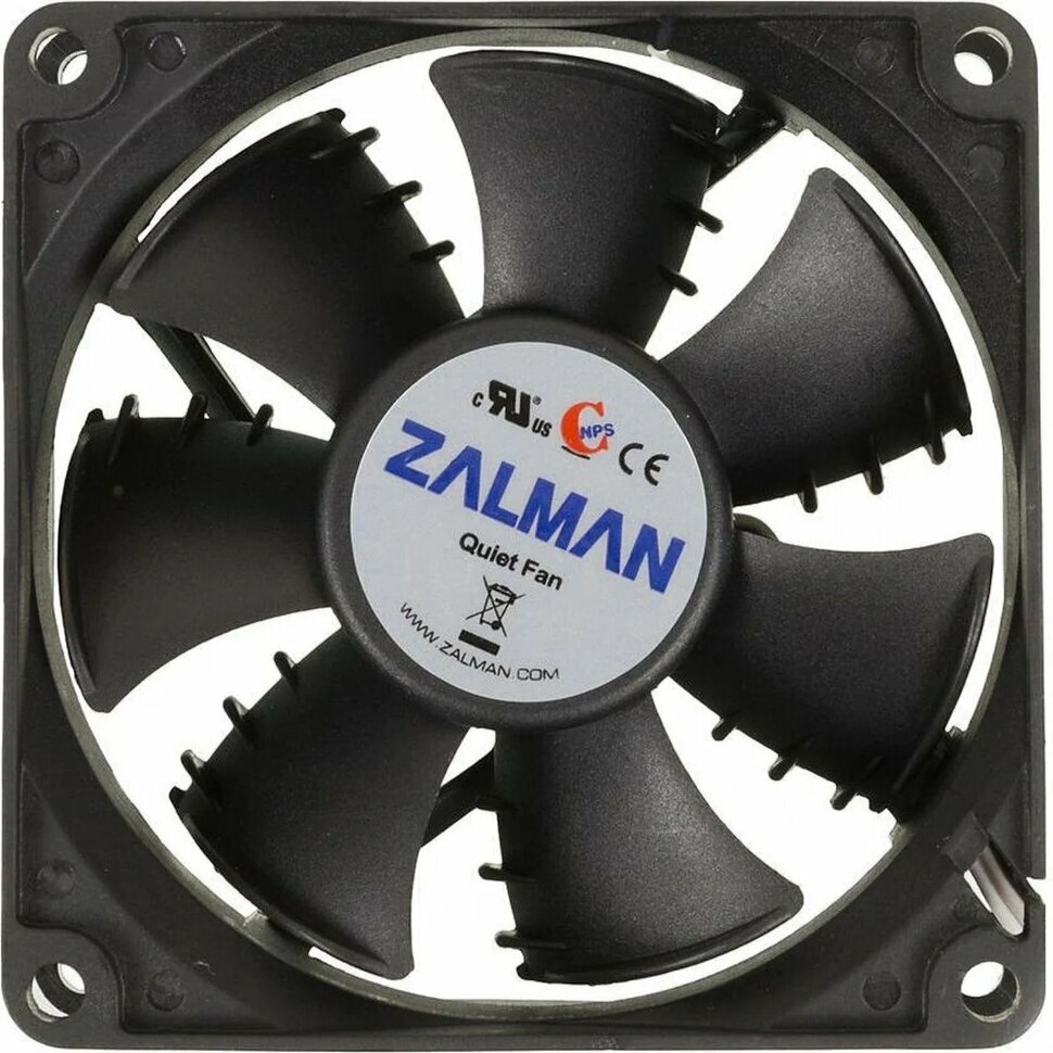 Вентилятор Zalman ZM-F1 PLUS(SF), 80х80х25 мм, 2000 об/мин, 1677286