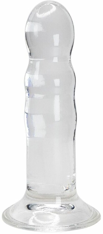 Прозрачный фаллоимитатор на присоске Gallant Jelly Dildo - 16 см, Adrien Lastic, термопластичный эластомер (TPE), прозрачный