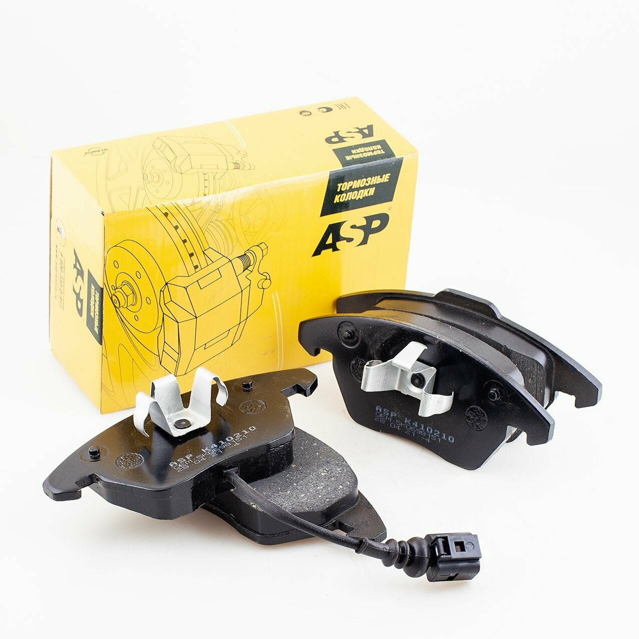 Колодки тормозные дисковые ASP арт. k410210
