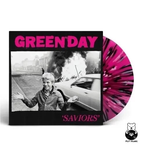 Green Day Saviors LP винил black&pink