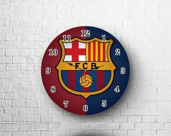 Часы настенные GOODbrelok круглые 20 см Барселона, Barcelona - 0010