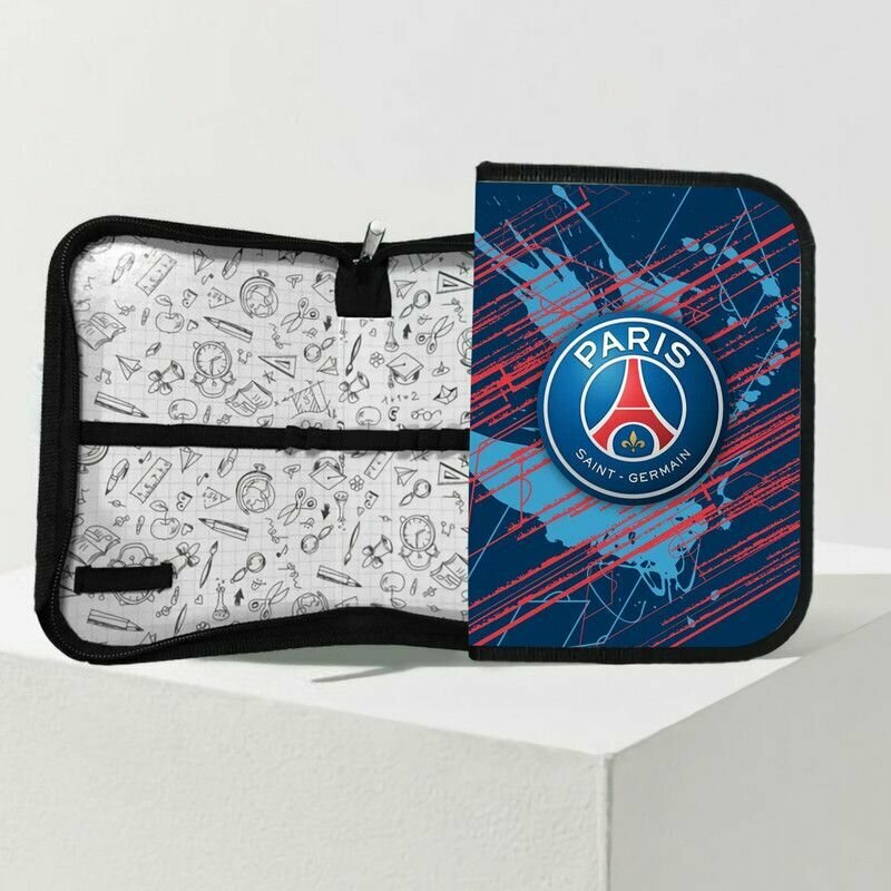 Пенал GOODbrelok 190х130мм на молнии ФК ПСЖ, Paris Saint-Germain - 0009